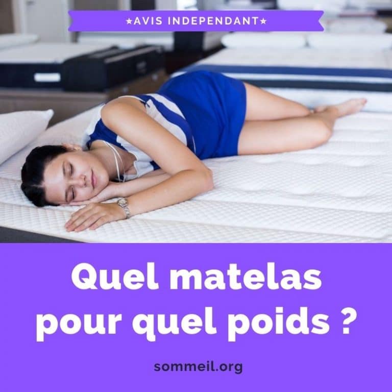 Quel matelas pour quel poids ? Notre avis et 1 modèle pour tous les poids
