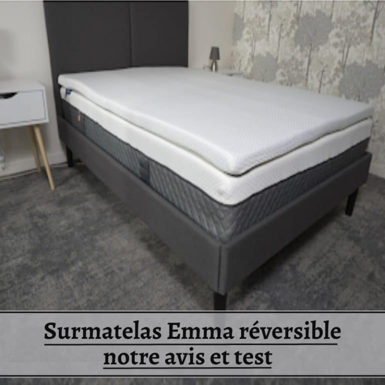 Surmatelas Emma réversible: avis et test 2025